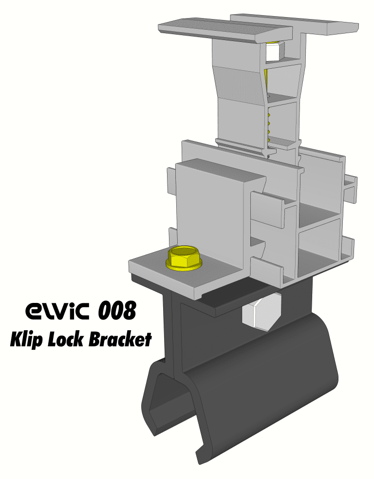 Klip Lock Bracket (40 sets per Box) - Elvic
